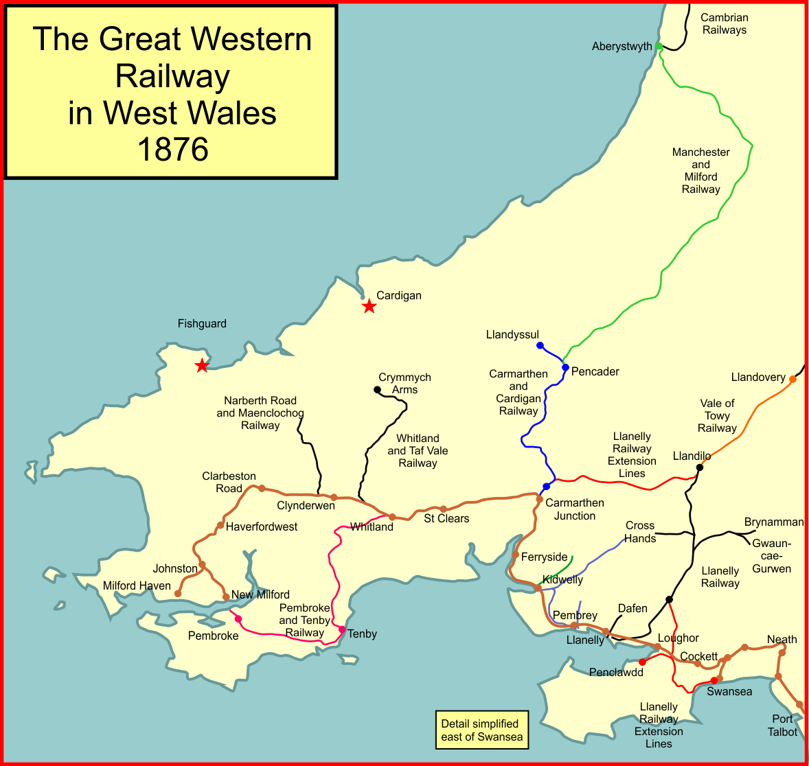 Railways in West Wales Part 1B – Pembrokeshire – the Mainline Railways ...