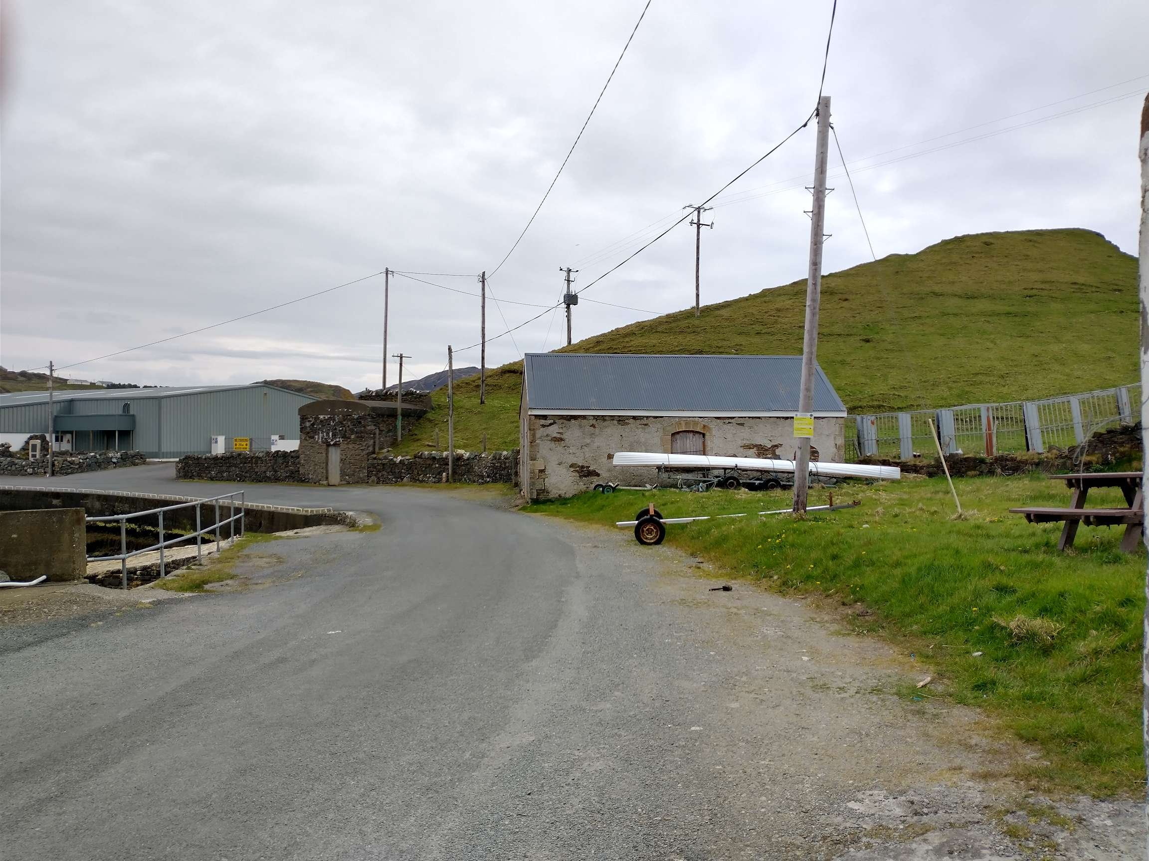 Teelin Bay, Teelin Pier and Co. Donegal Railways | Roger Farnworth