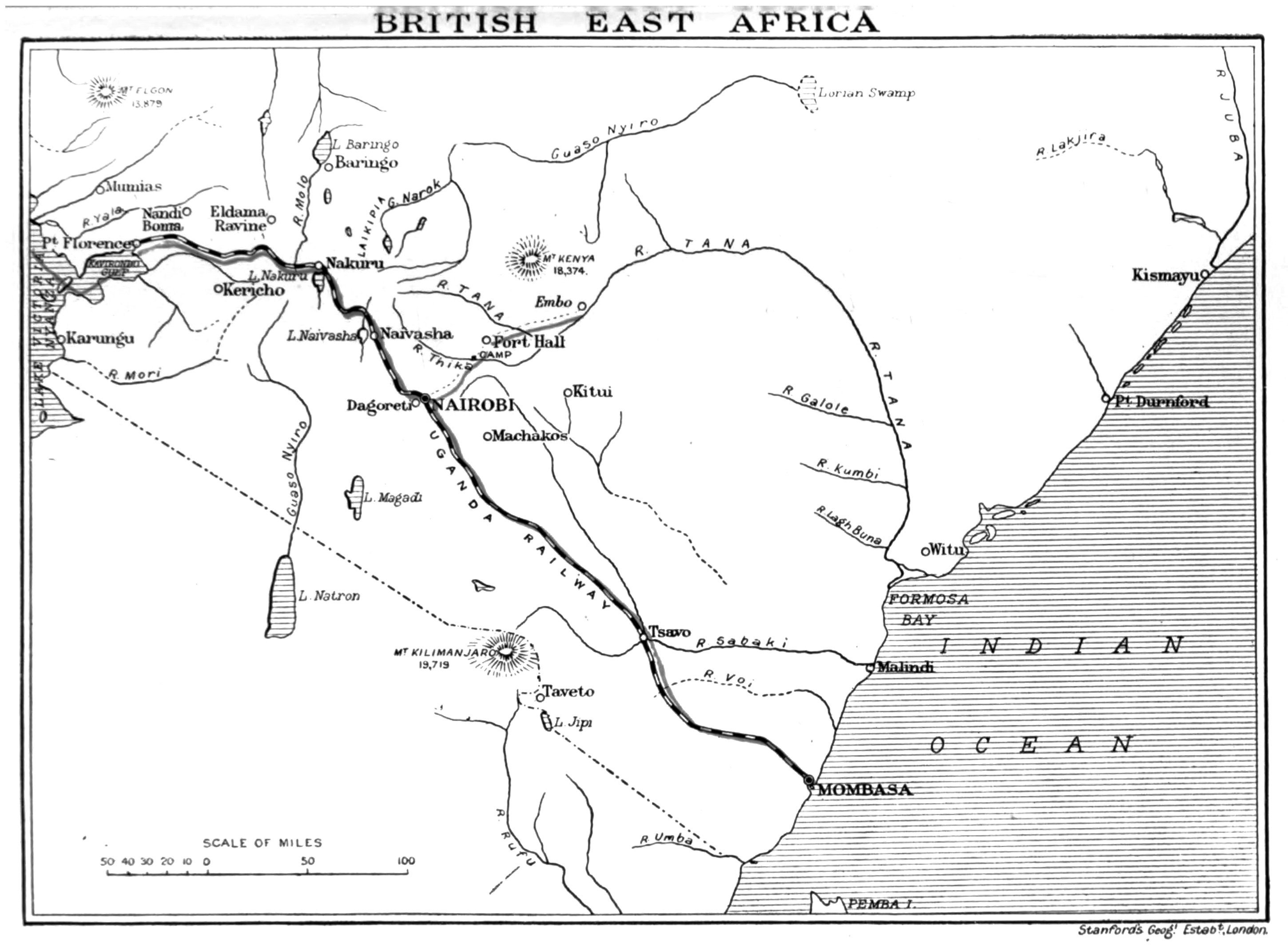 Railways in Colonial Times in what was known as ‘British East Africa ...
