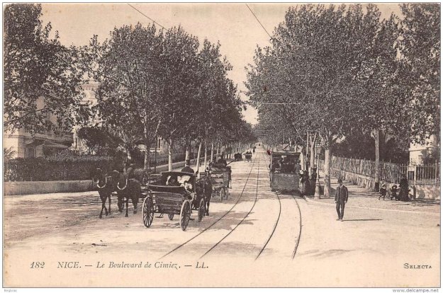 The First Generation Electric Tramways of Nice again. Four of the Urban ...