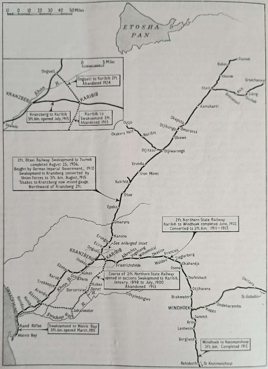 The Railways of Namibia (the former South West Africa) – Part 1 ...